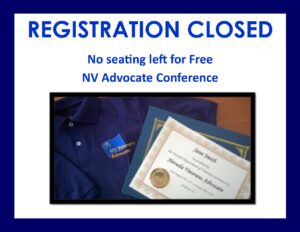 Seating Filled for NV Advocate Conference but Vendor Opportunities ...